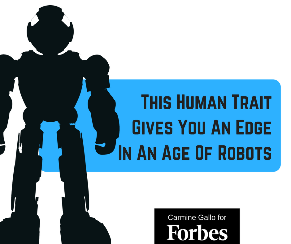 This Human Trait Gives You An Edge In An Age Of Robots